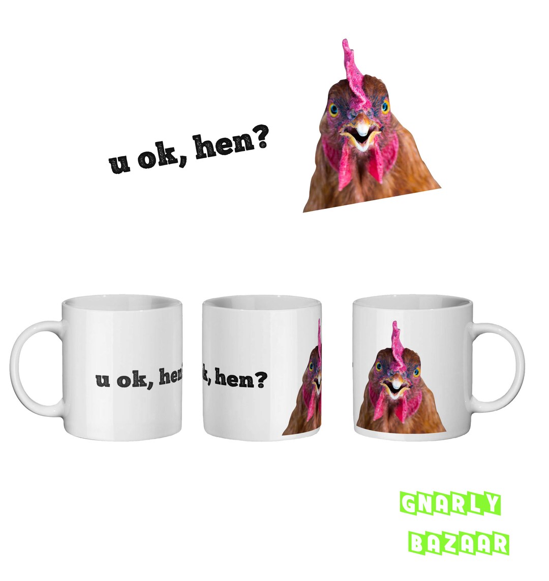 Hun Mug Cadeau Scottish Hen Pun Silly Funny Meme - Etsy Canada