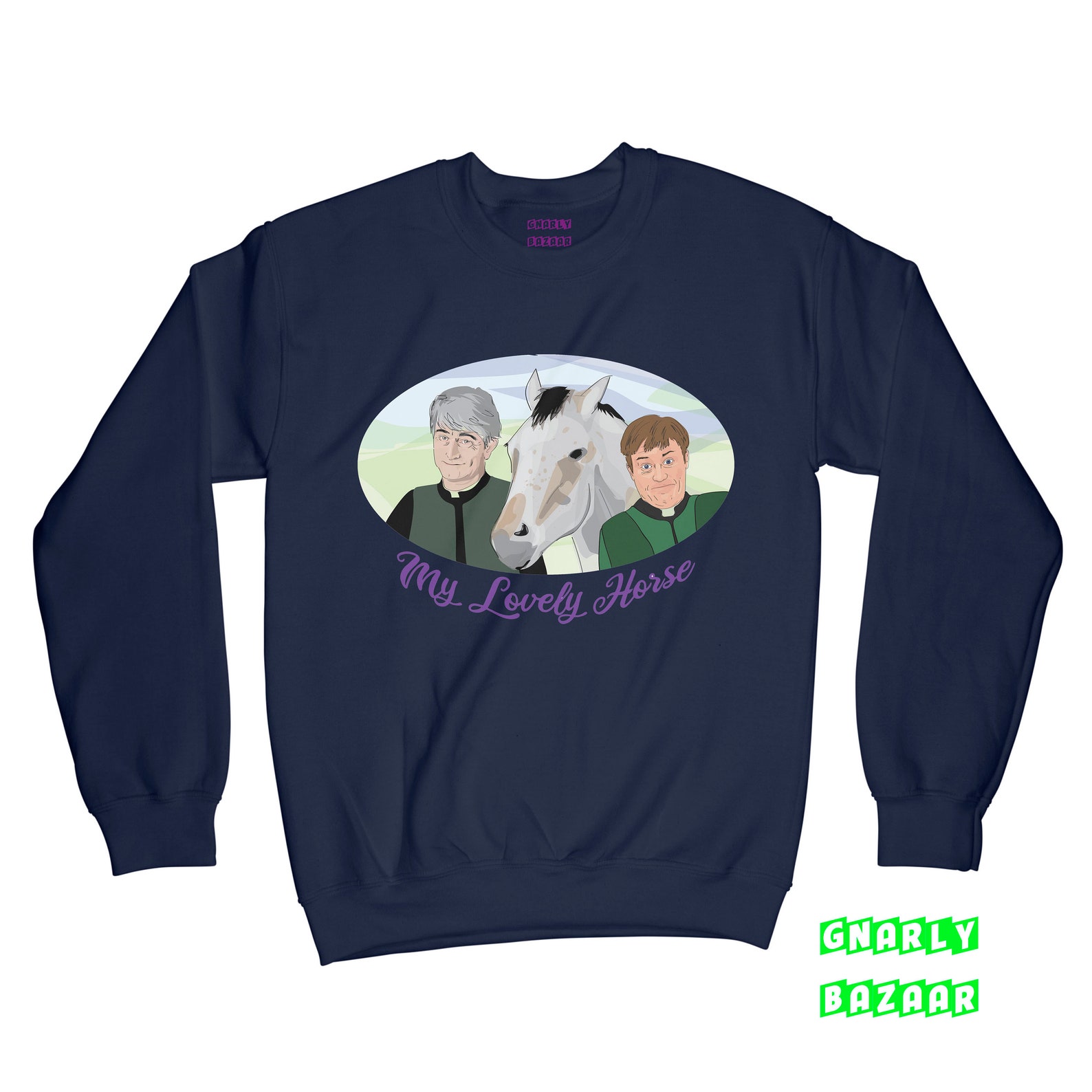 Father Ted Lovely Horse Sweater Sweatshirt Christmas Jumper - Etsy