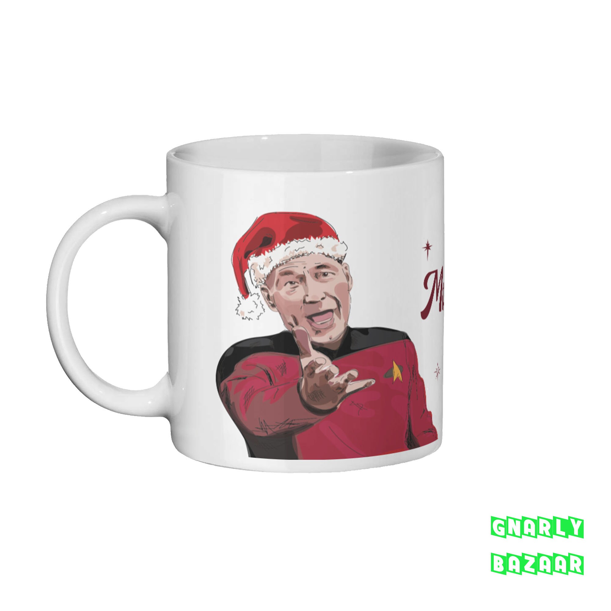 Star Trek Captain Picard Christmas Holiday Funny Pun Mug - Etsy