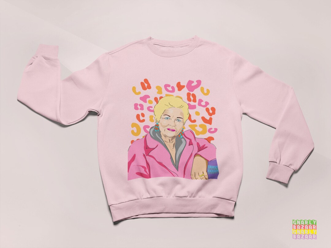 Pat Butcher Bold Leopard Print Sweatshirt Eastenders - Etsy