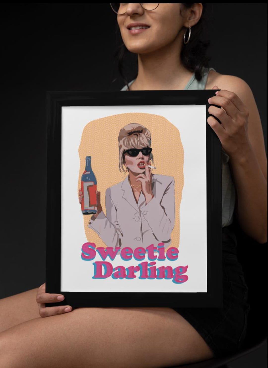 Ab Fab Patsy Stone Art Print Gift Homeware Gallery Wall Funny Poster - Etsy