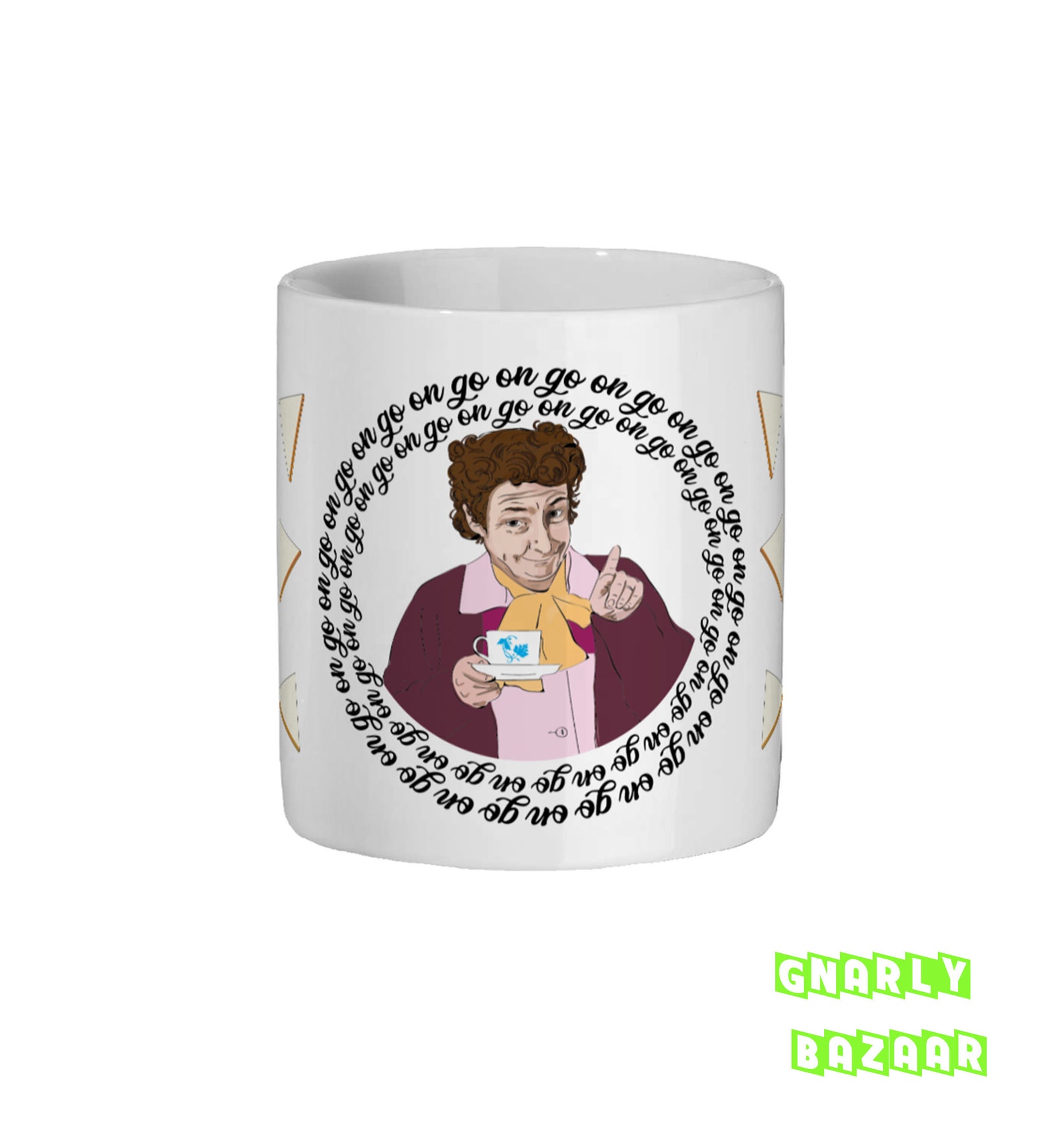 Father Ted Mrs Doyle Funny Go on Tea Hand Drawn Mug Christmas - Etsy UK