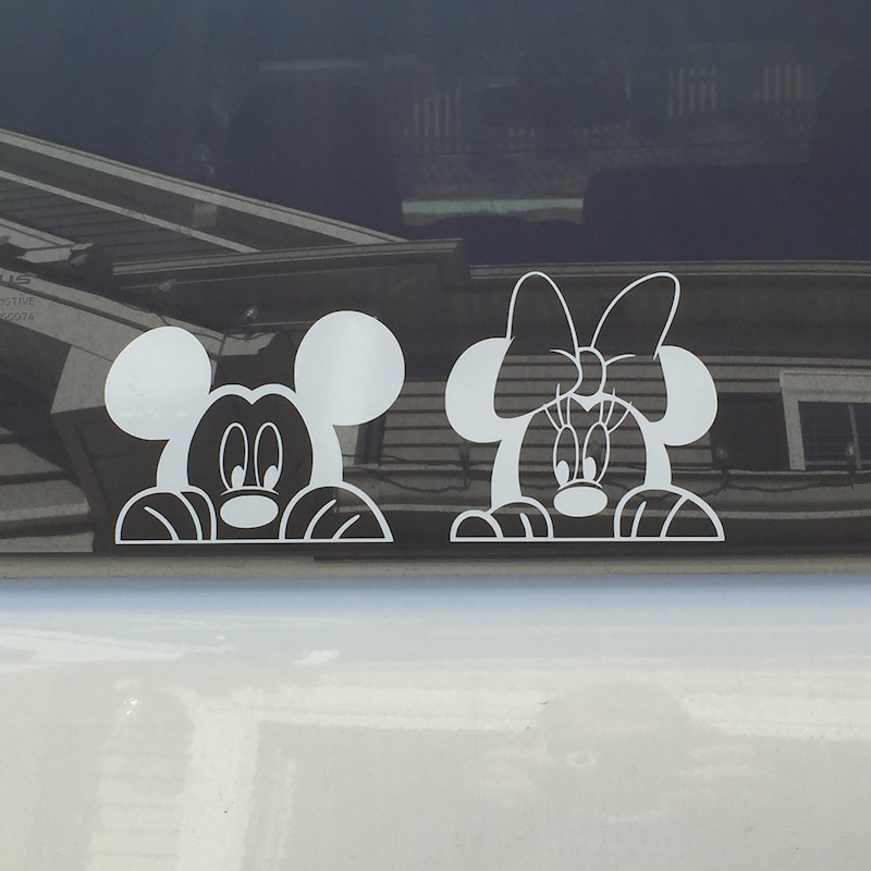 Mickey Mouse Car Decal - Etsy Canada