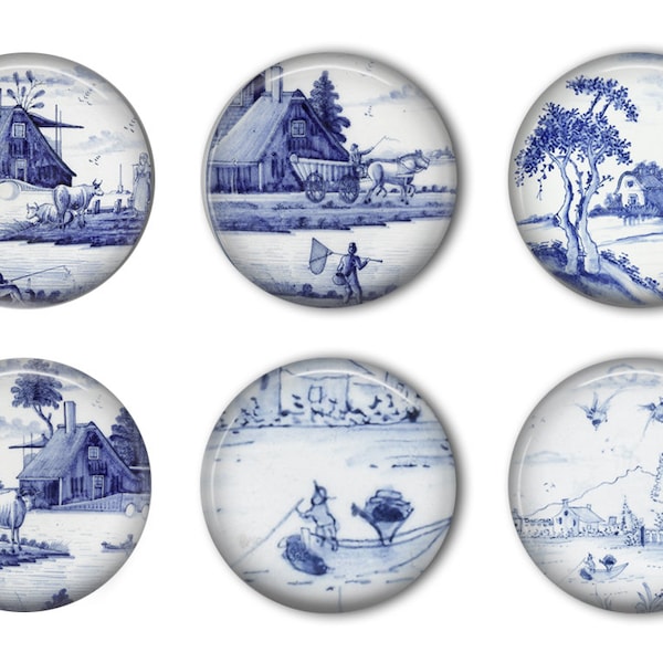 Magnet Blue Delft - Etsy