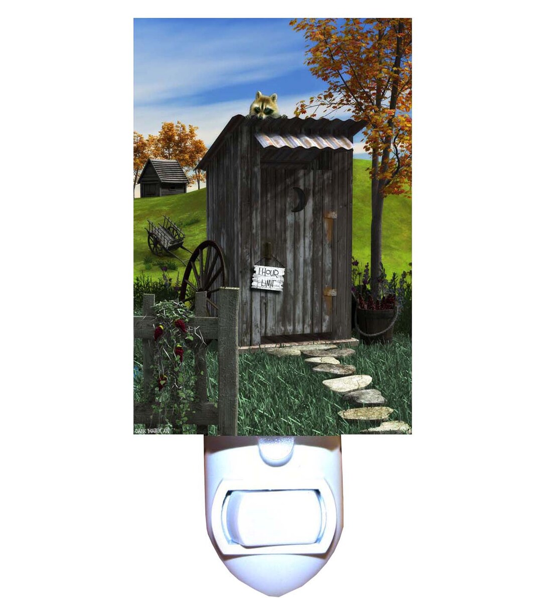 Country Outhouse Decorative Night Light / You Choose / Two Shapes ...