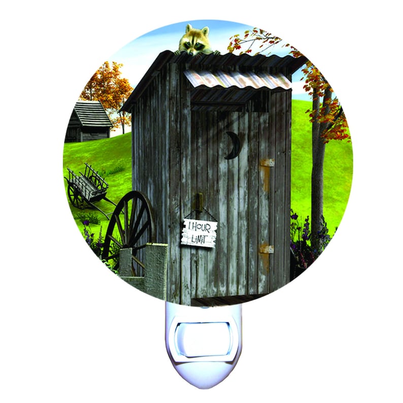 Country Outhouse Decorative Night Light - Etsy