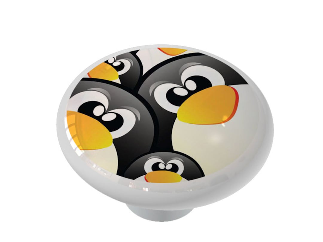 Penguin Peepers Decorative Decorative Round Decorative Ceramic Round ...