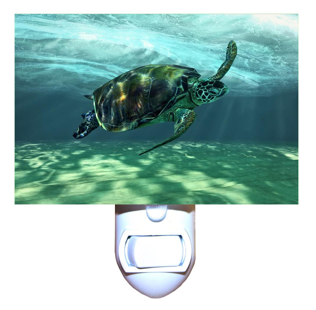 The Sea Turtle Decorative Night Light - Etsy