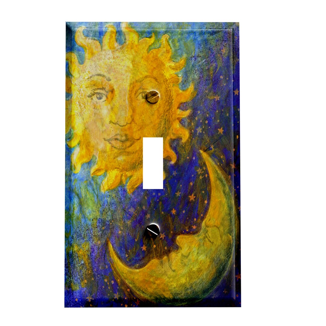 Sunrise and Moonset Decorative Switch Plate Cover - Etsy