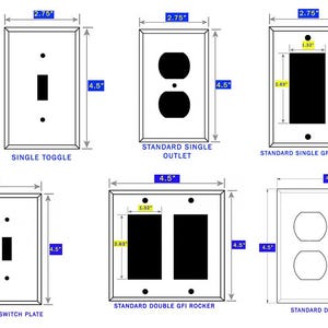 Japanese Pagoda Chinoiserie Decorative Switch Plate Cover / Outlet ...