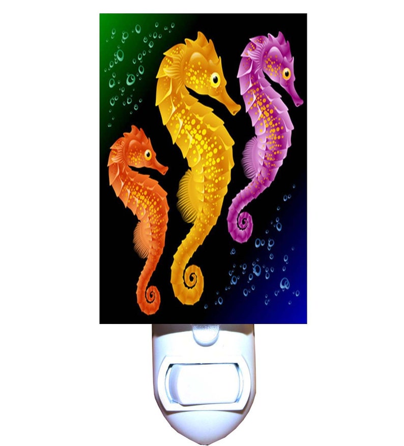 Deep Sea Seahorses Decorative Night Light - Etsy