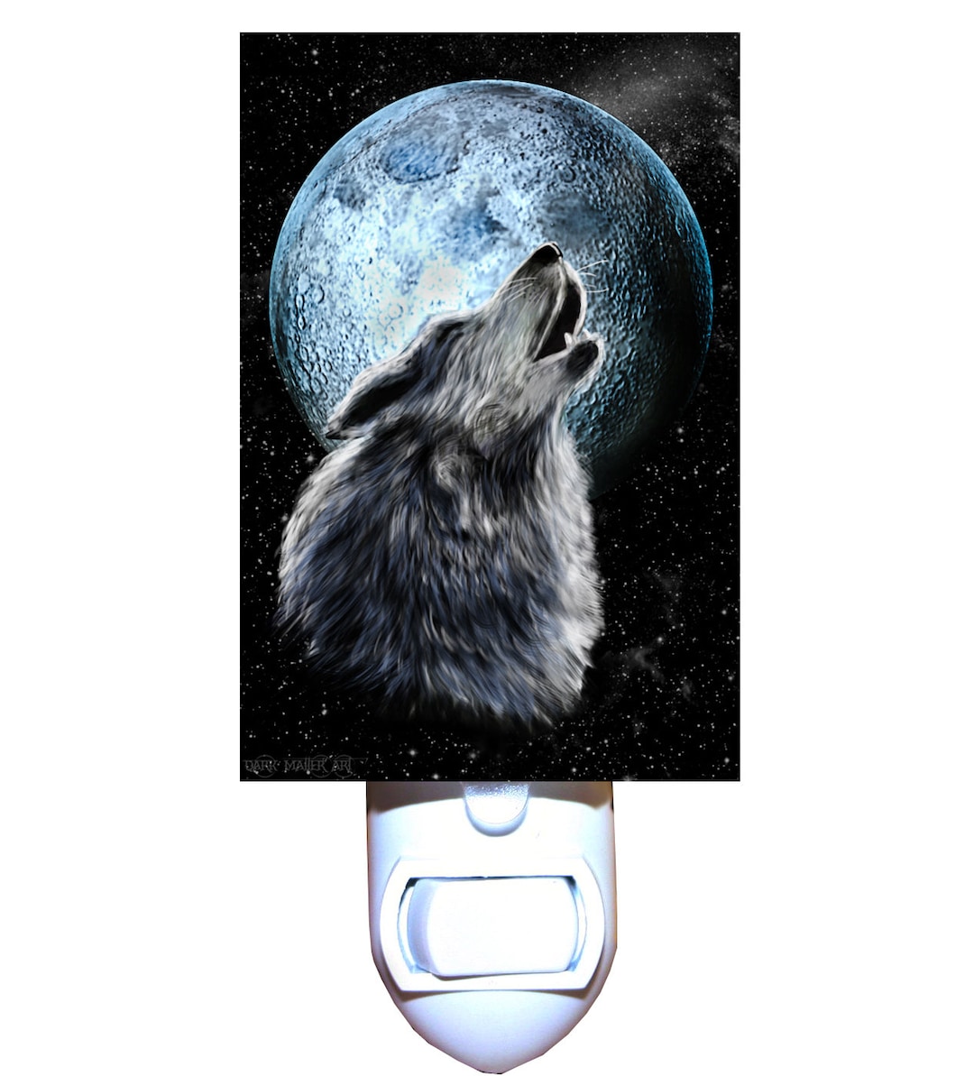 Howling Wolf Decorative Night Light - Etsy