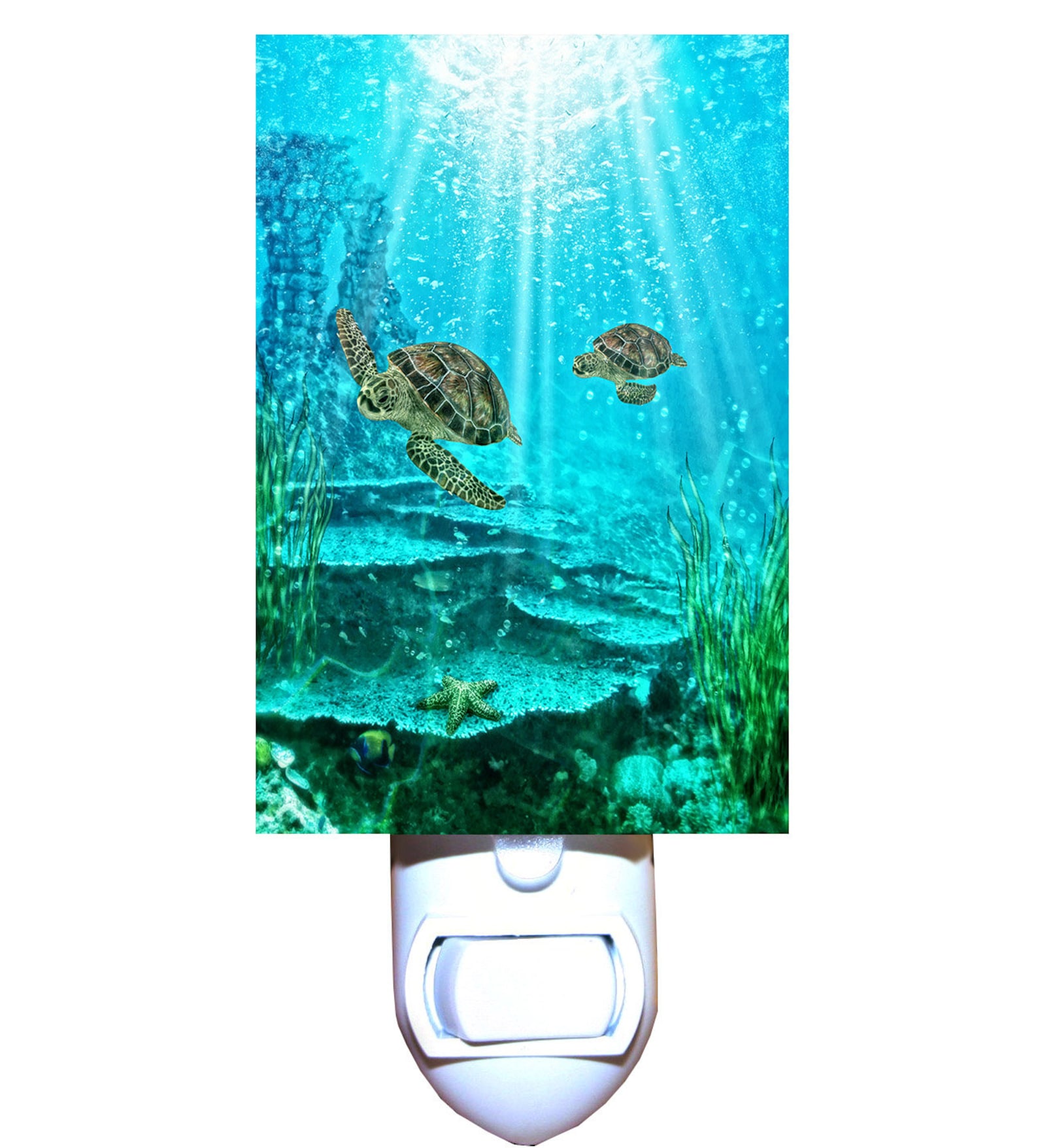 Mother and Baby Sea Turtle Decorative Night Light - Etsy
