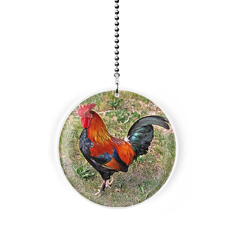 Barnyard Rooster Fan Pull / Light Pull - Etsy