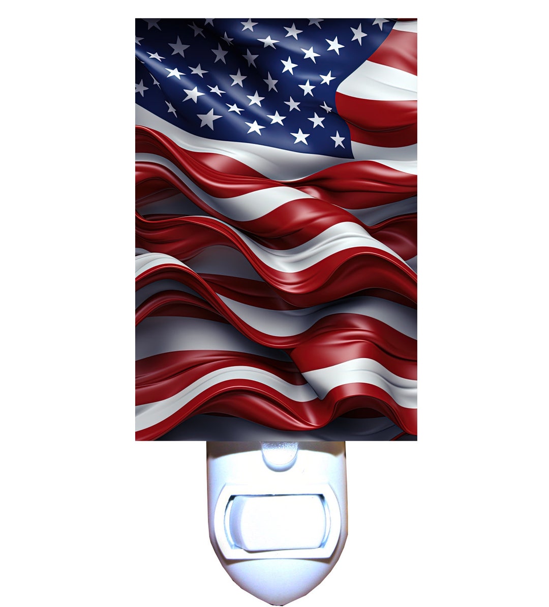 All American Twist American Flag Decorative Night Light - Etsy