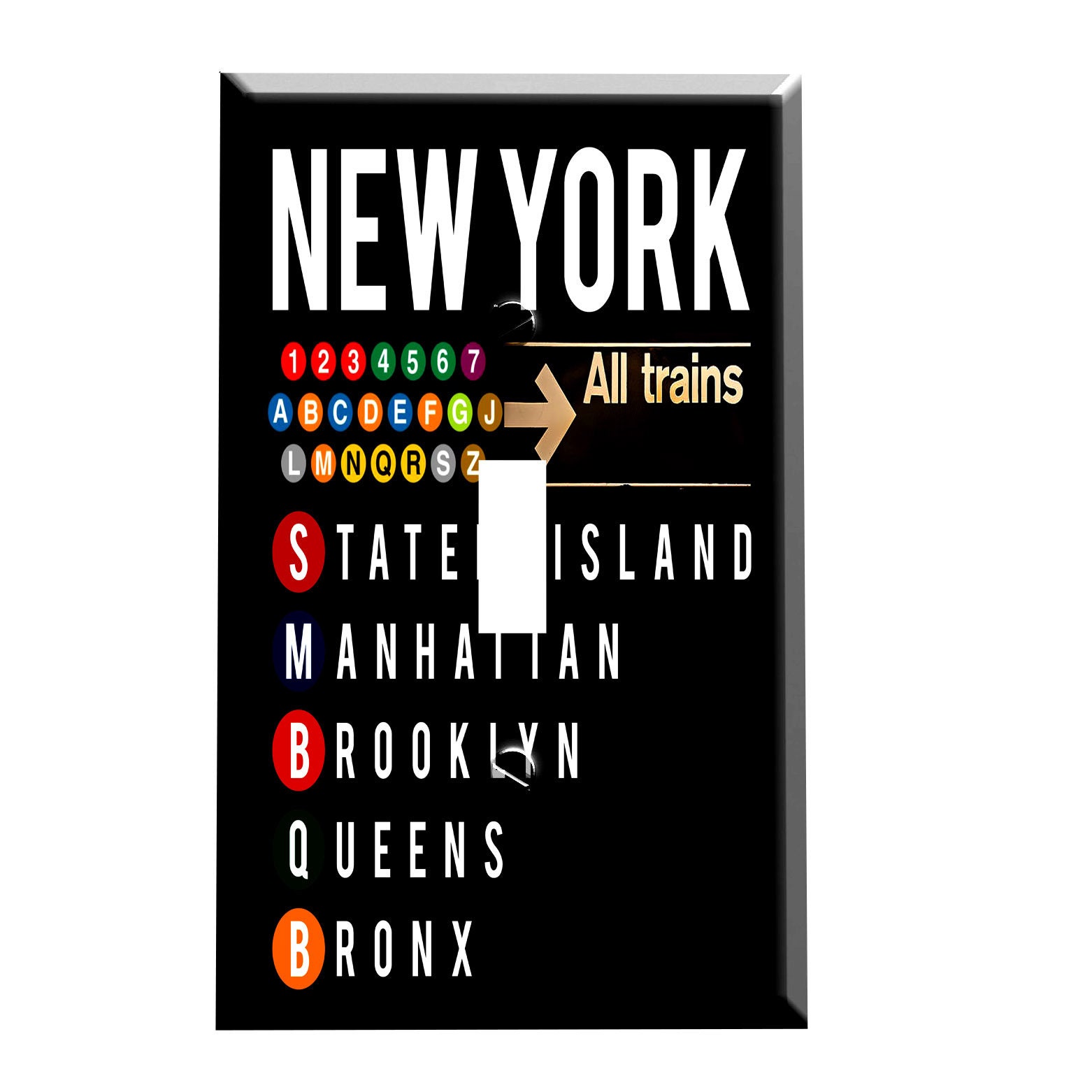 Nyc Subway Letters All Stop Buttons Magnet – Transit Gifts