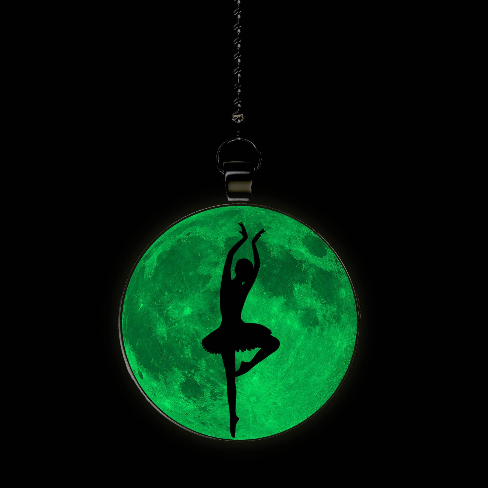 Ballerina Moon Dancer Glow in the Dark Ceiling Fan / Light | Etsy