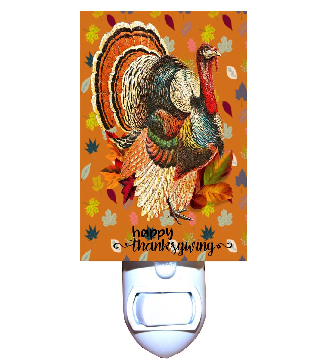 Autumn Thanksgiving Turkey Decorative Night Light - Etsy