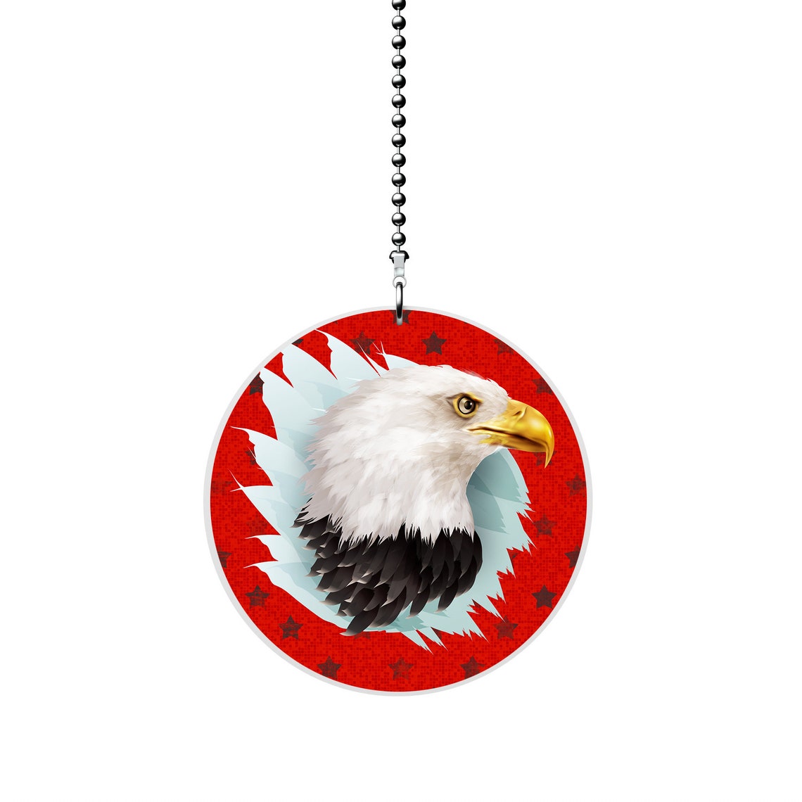 Americana Star Eagle Fan Pull / Light Pull - Etsy