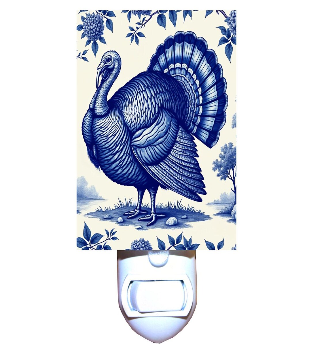 Blue Willow Design Turkey Thanksgiving Decorative Night Light - Etsy