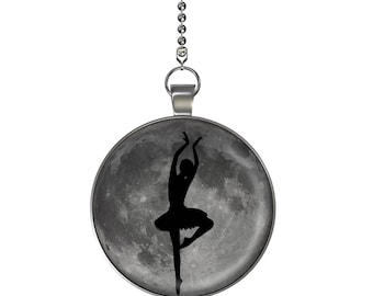 The Moon Dream Glow in the Dark Ceiling Fan / Light Pull - Etsy