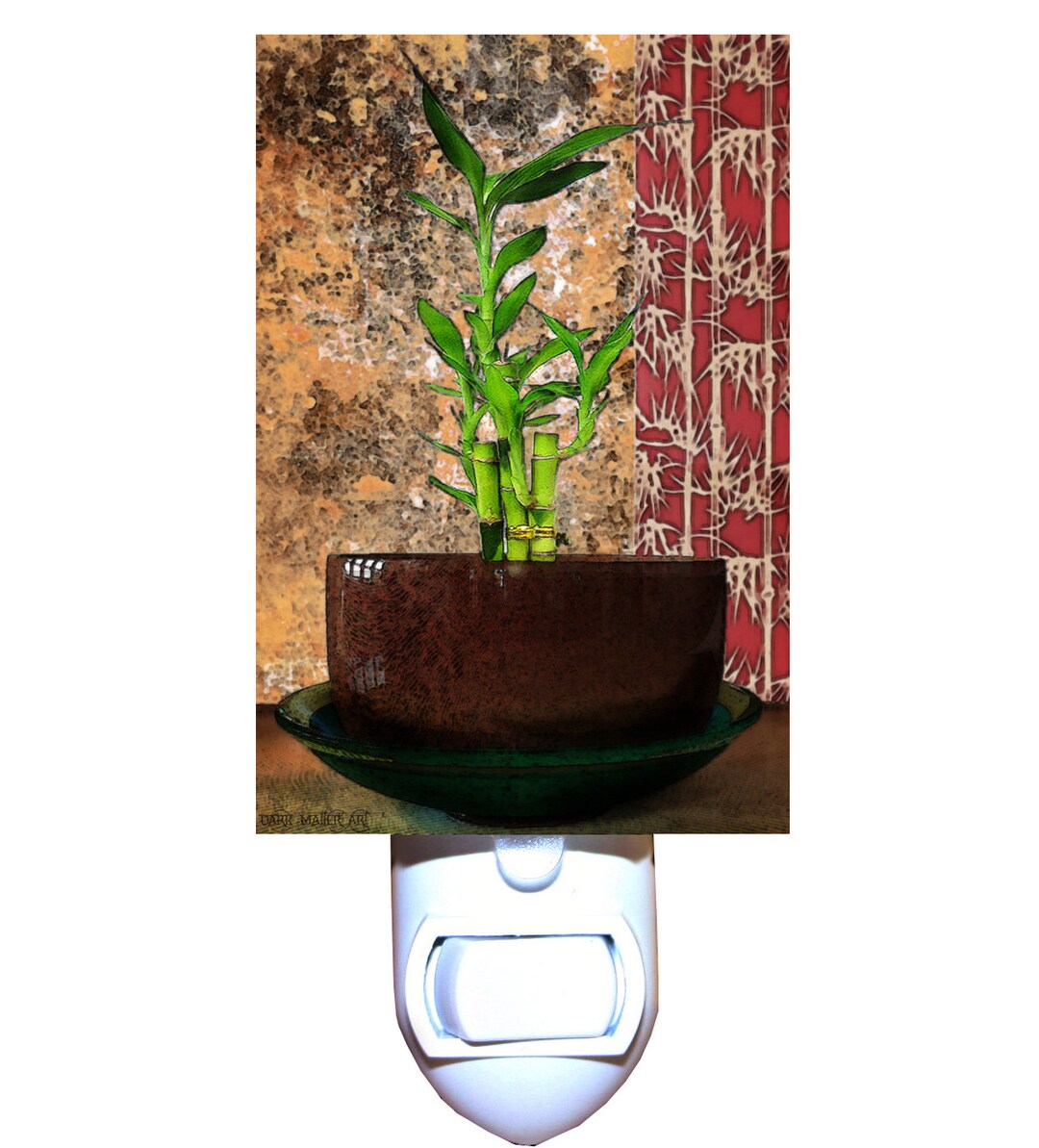 Asian Bamboo Decorative Night Light - Etsy