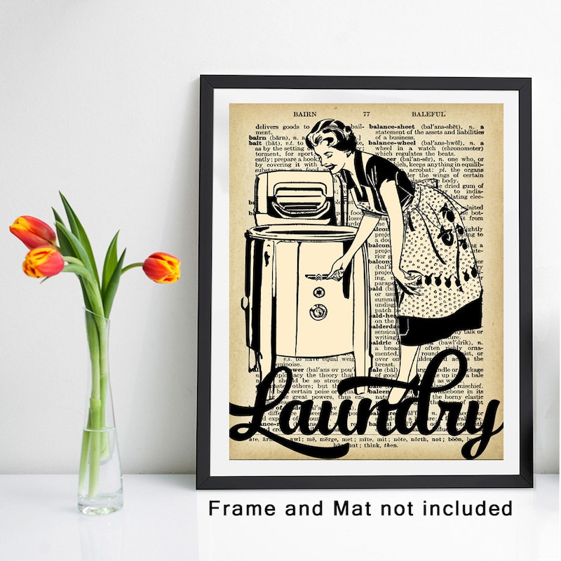 Laundry Wallpaper - Etsy