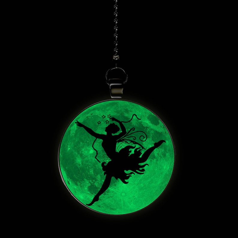 Fairy Moon Dance Glow in the Dark Ceiling Fan / Light Pull | Etsy