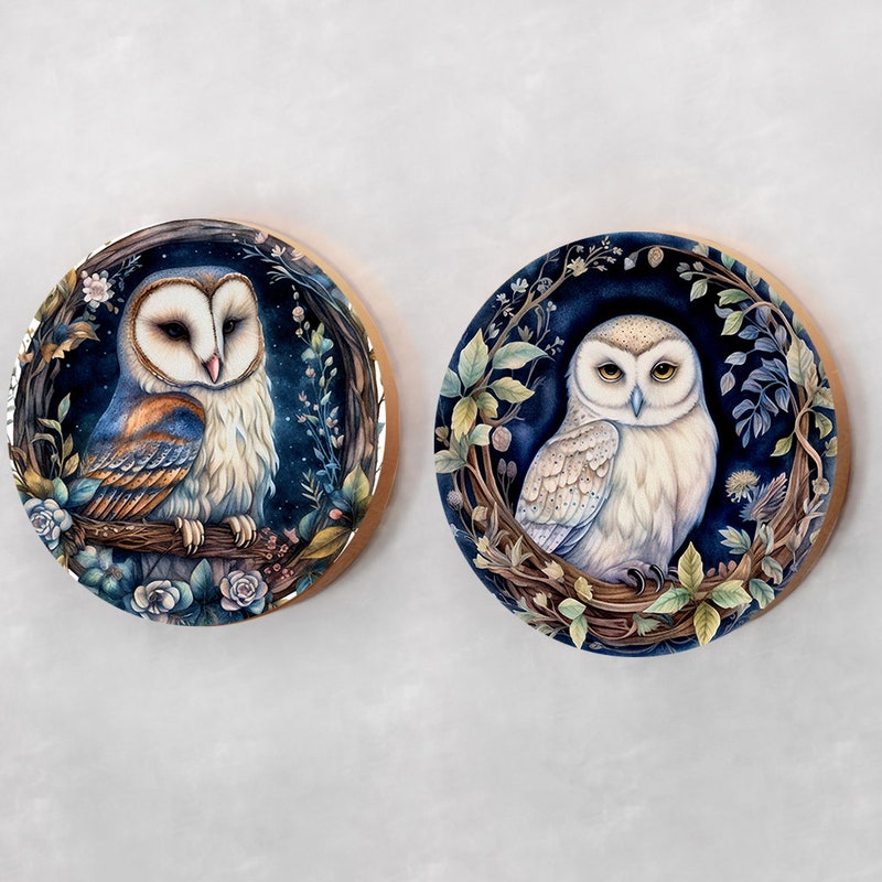 Owl Magnets - Etsy
