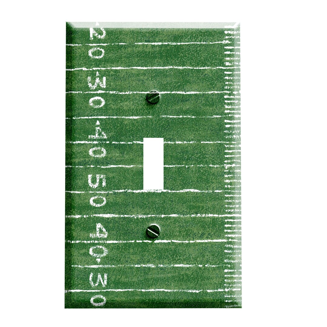 Football Field Decorative Switchplate Cover - Etsy