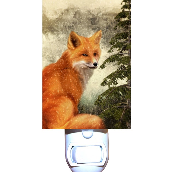Night Light Fox - Etsy