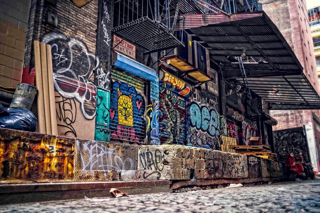 New York City Graffiti Alleyway Photo Print by Paul Brake, NYC Photo ...