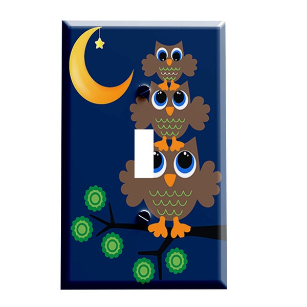 Owl Switch Plate - Etsy