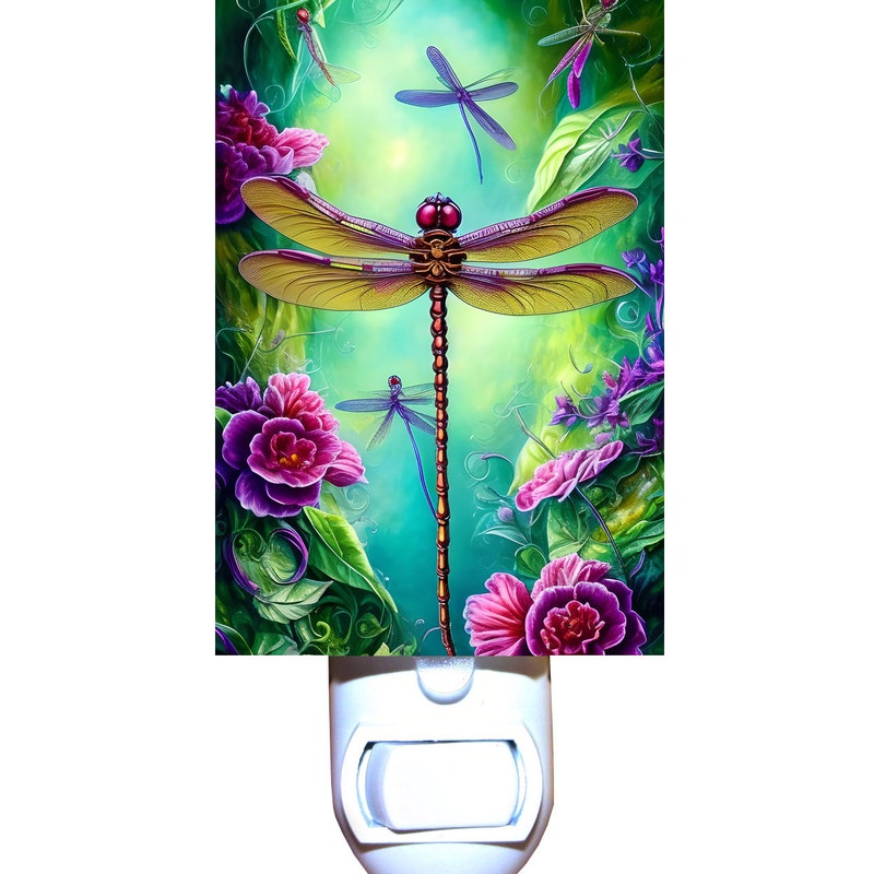 Dragonfly Lamp - Etsy