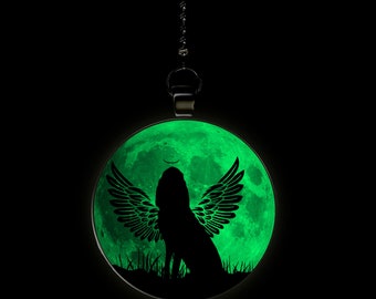 Angel Fan Pull Chain - Etsy