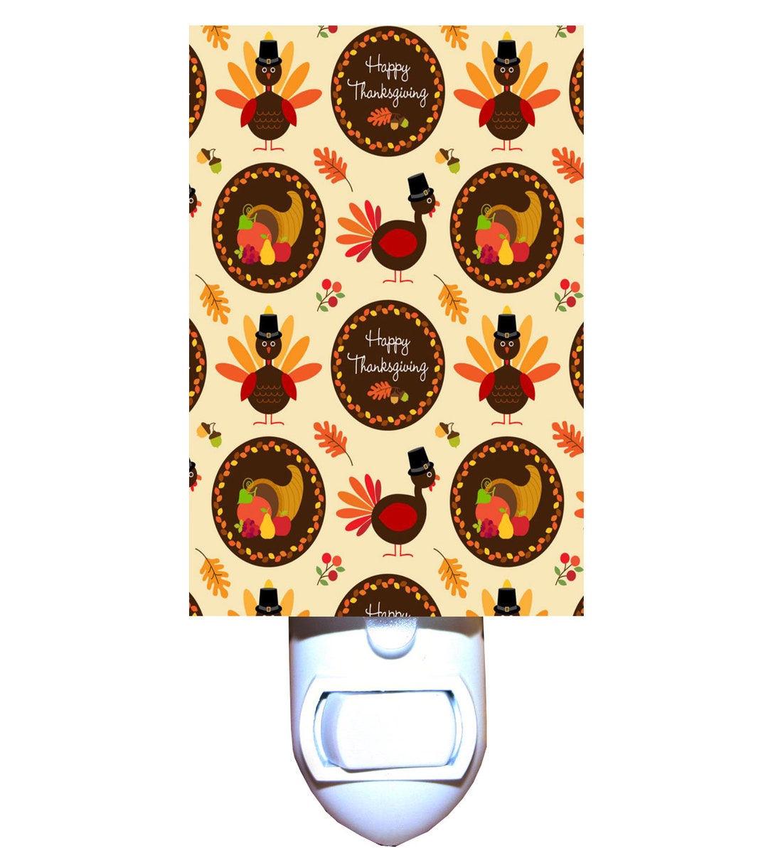 Happy Thanksgiving Turkeys Decorative Night Light - Etsy