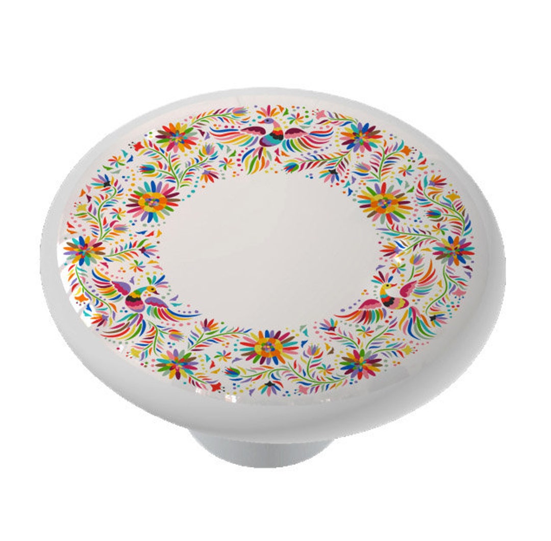 Talavera Circle Decorative Round Drawer Knob , Cabinet Knob , Drawer ...