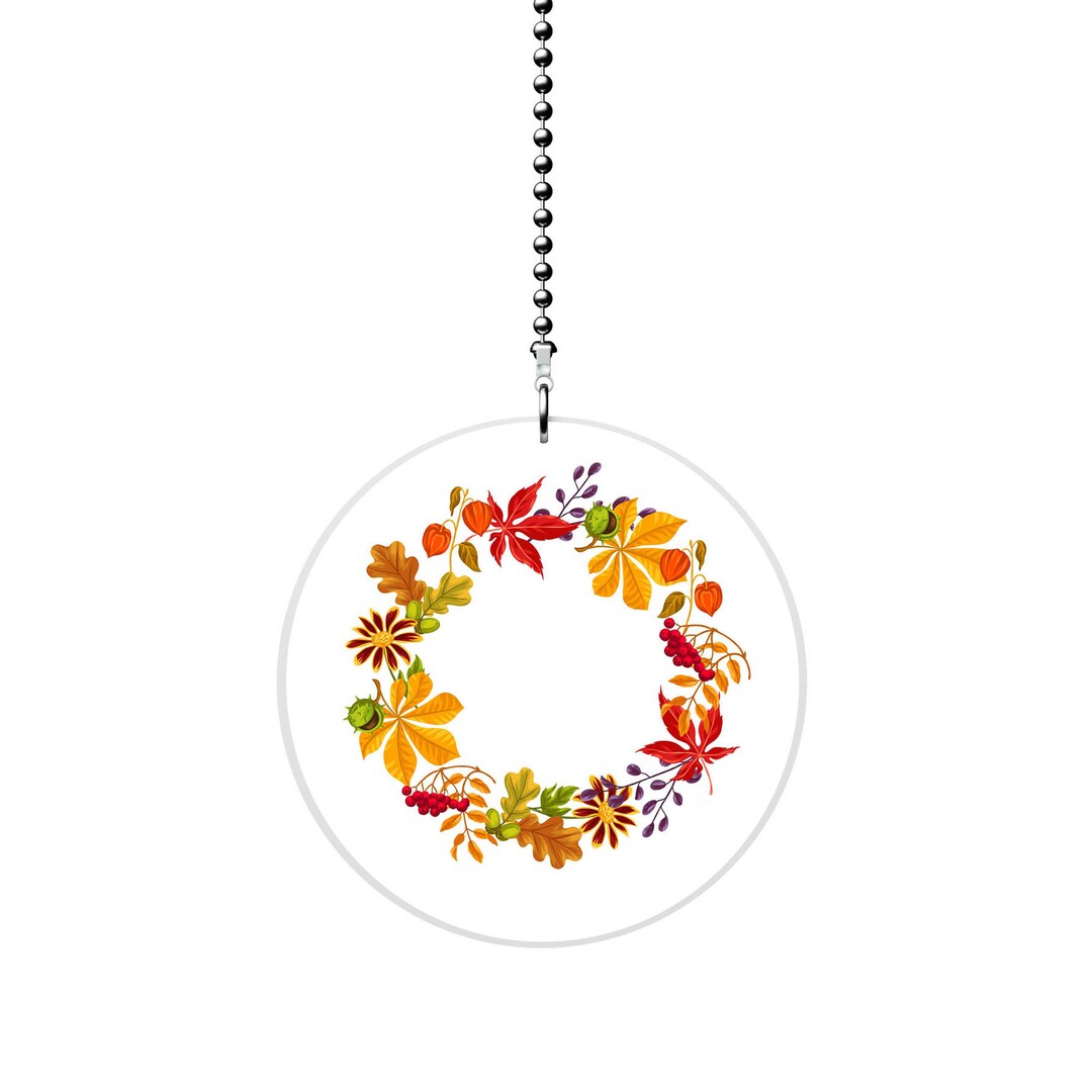 Autumn Ring Fan Pull / Light Pull - Etsy
