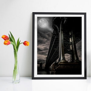 Gotham Bat Signal Photo Print by Gina Brake, New York City ,NYC ...