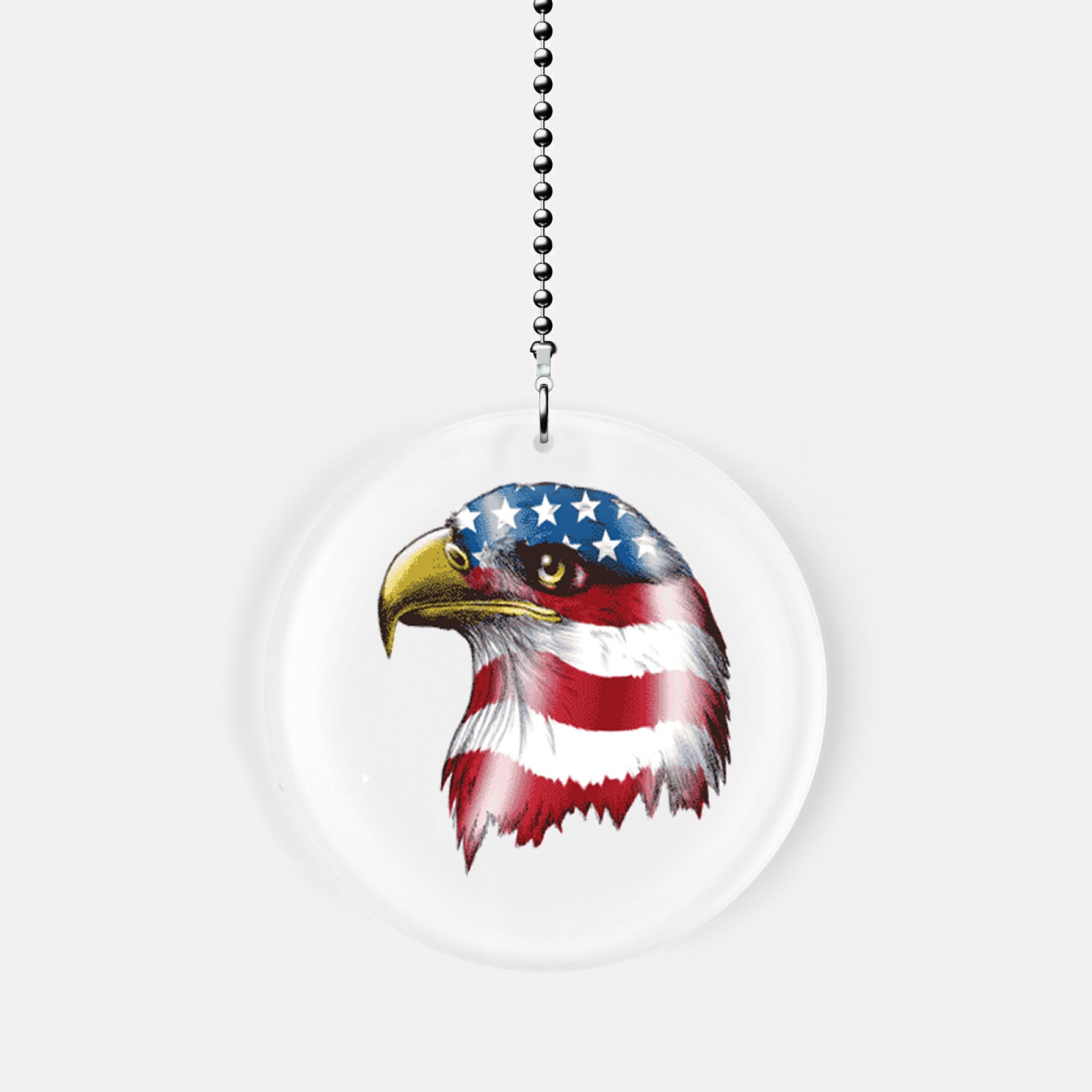 American Flag Eagle Fan Pull / Light Pull - Etsy