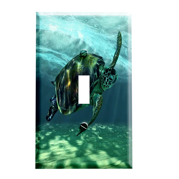 Sea Turtle Light Switch Cover - Etsy