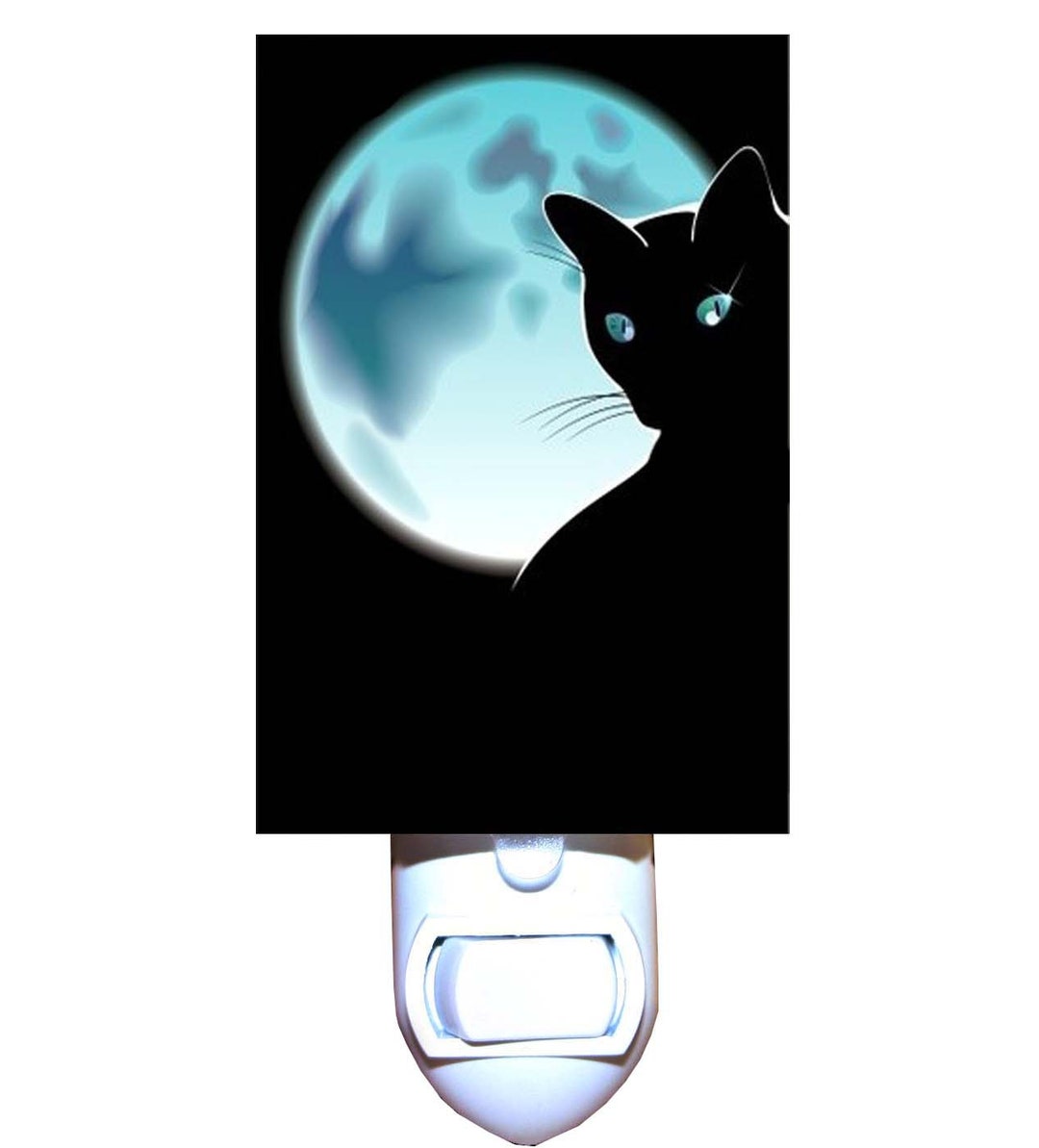 Moon Cat Decorative Night Light - Etsy