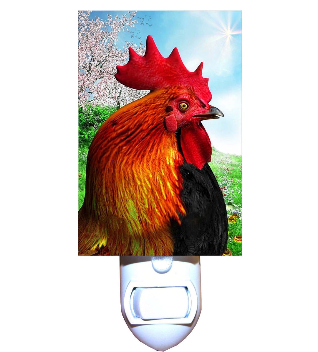 Spring Rooster Decorative Night Light - Etsy