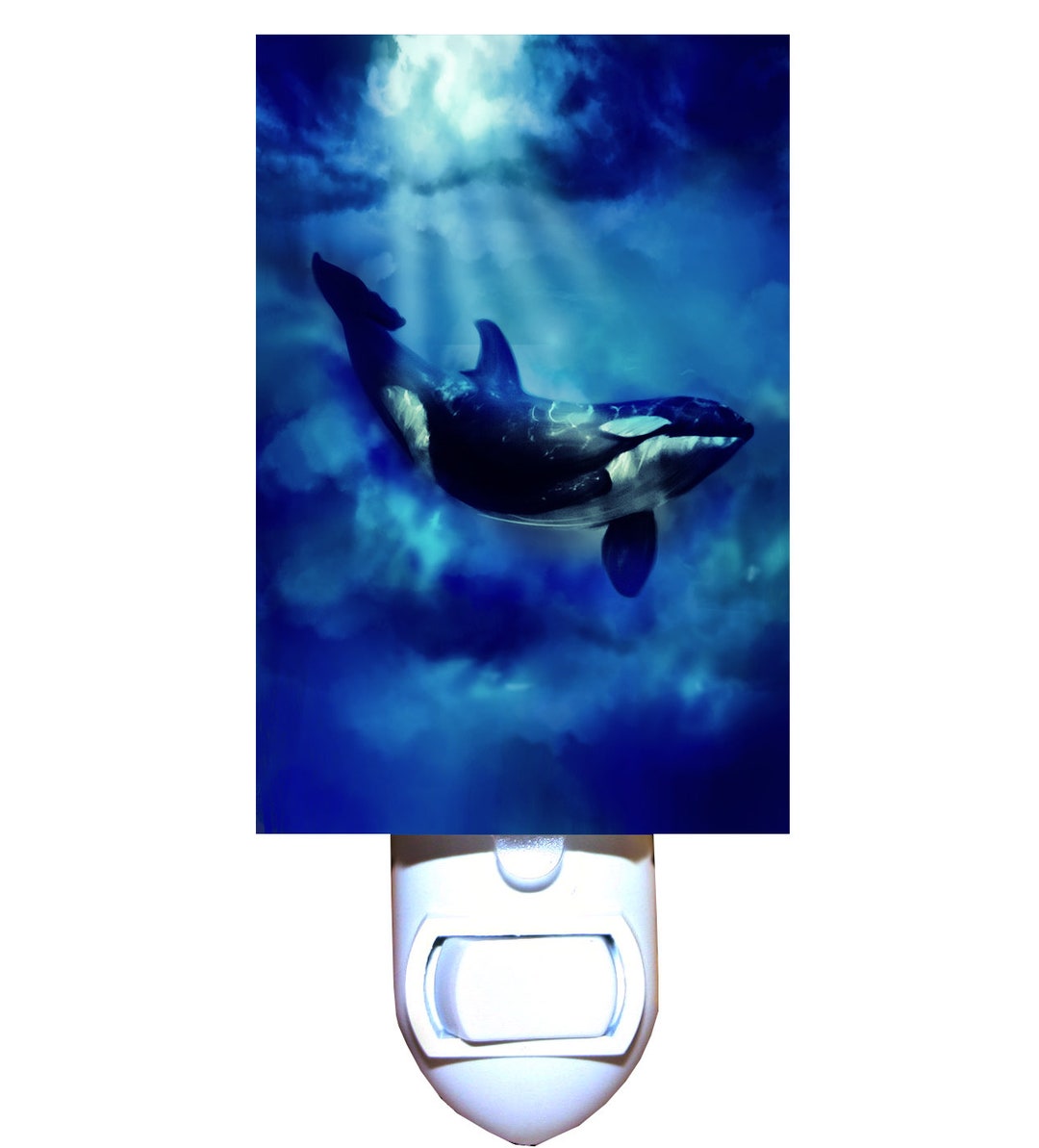 Deep Sea Orca Whale Decorative Night Light - Etsy