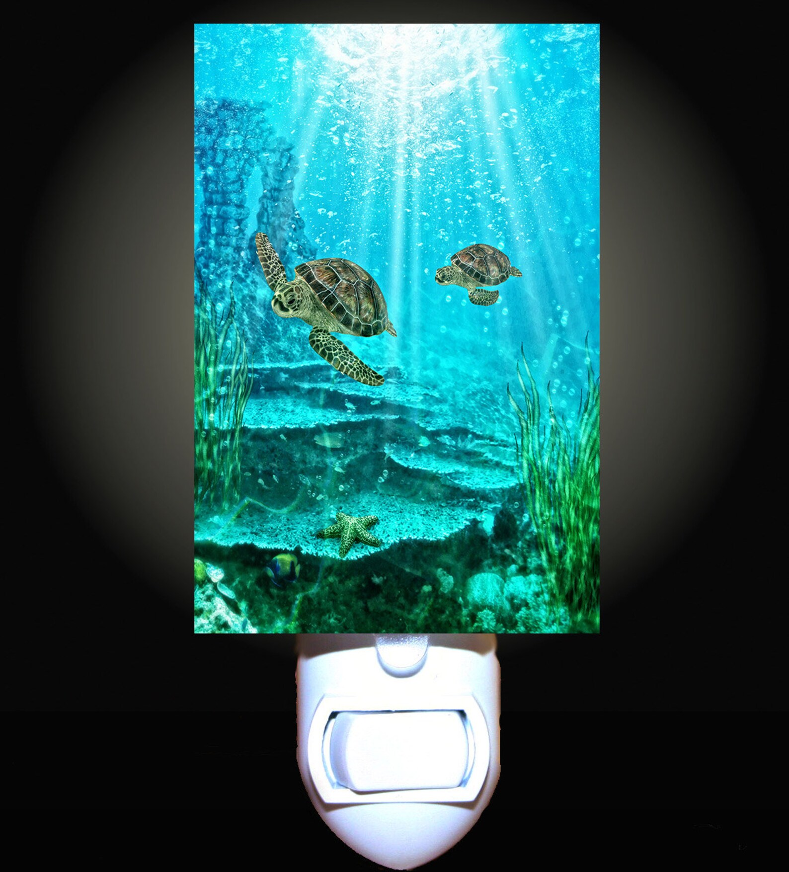 Mother and Baby Sea Turtle Decorative Night Light - Etsy