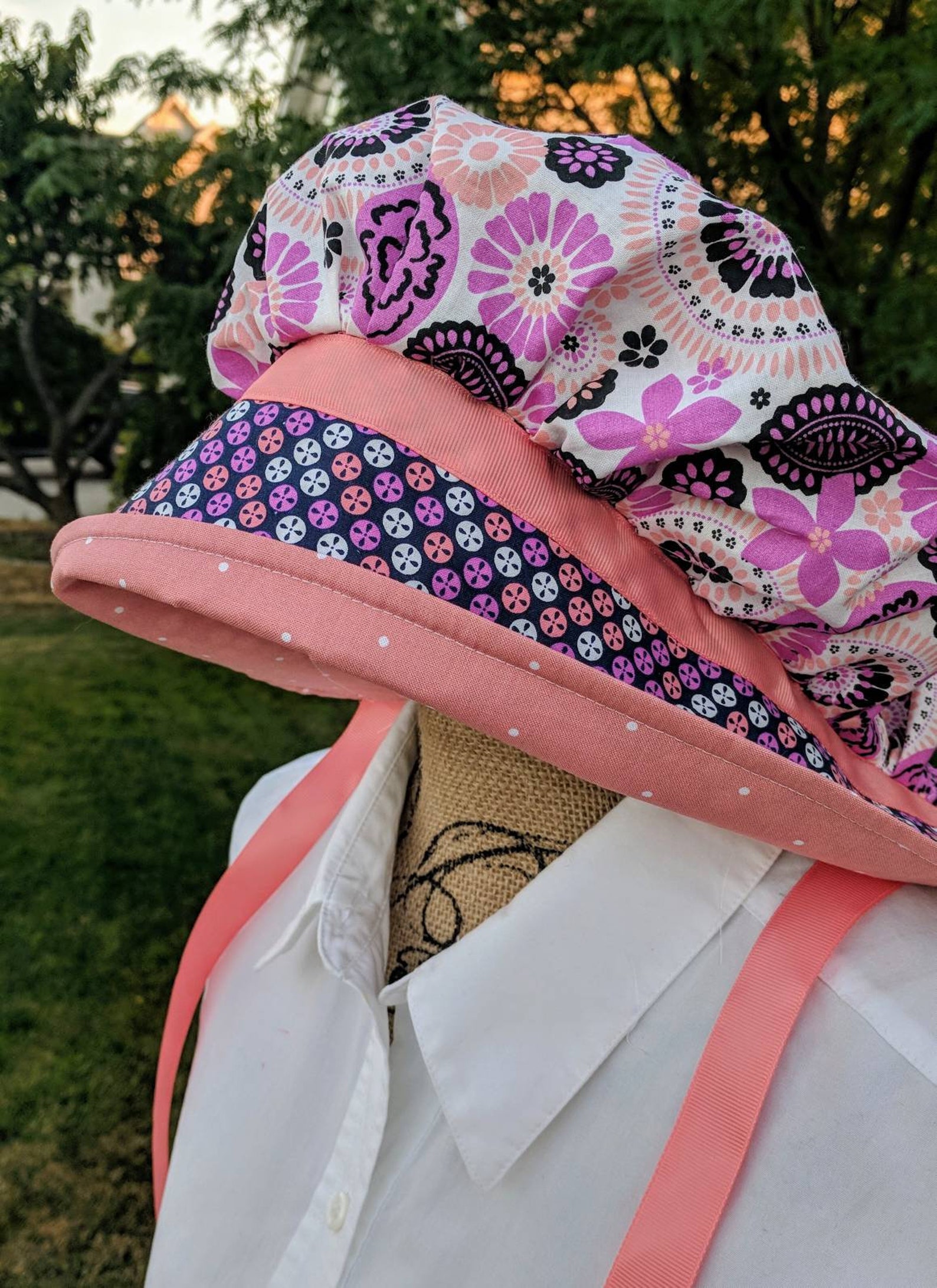 Pioneer Bonnet Colonial Bonnet Trek Hat Women's Bonnet | Etsy