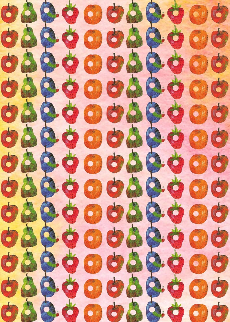 Invitación de cumpleaños editable de La oruga muy hambrienta, plantilla ...