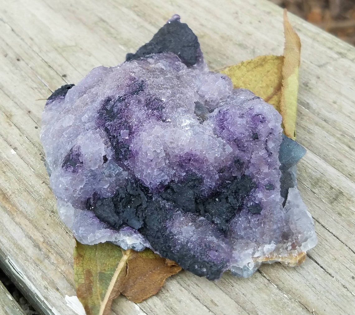 Color Change Purple Fluorite Natural Raw Gemstone Druzy - Etsy