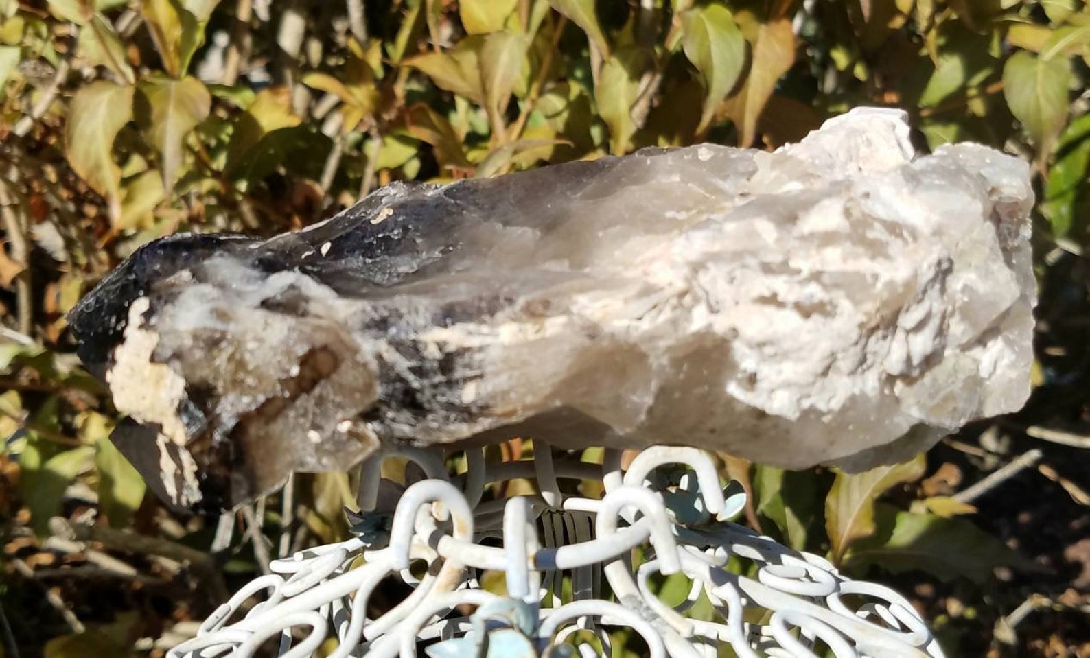 Large Smoky Quartz Mica Point Crystal Rainbow Included Self | Etsy