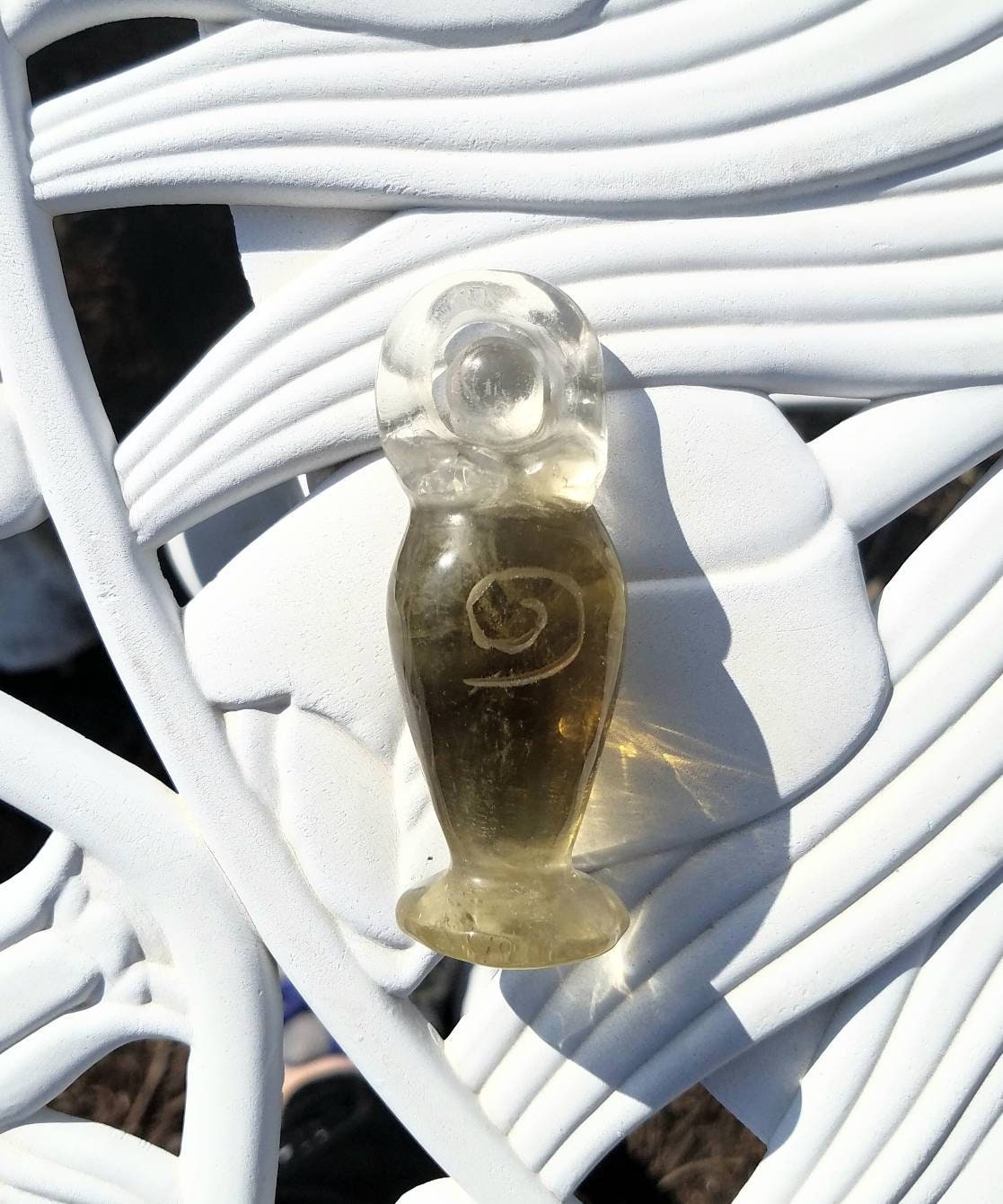 Citrine Quartz Gaia Goddess Statue Figurine Crystal Hand Carved Healing ...